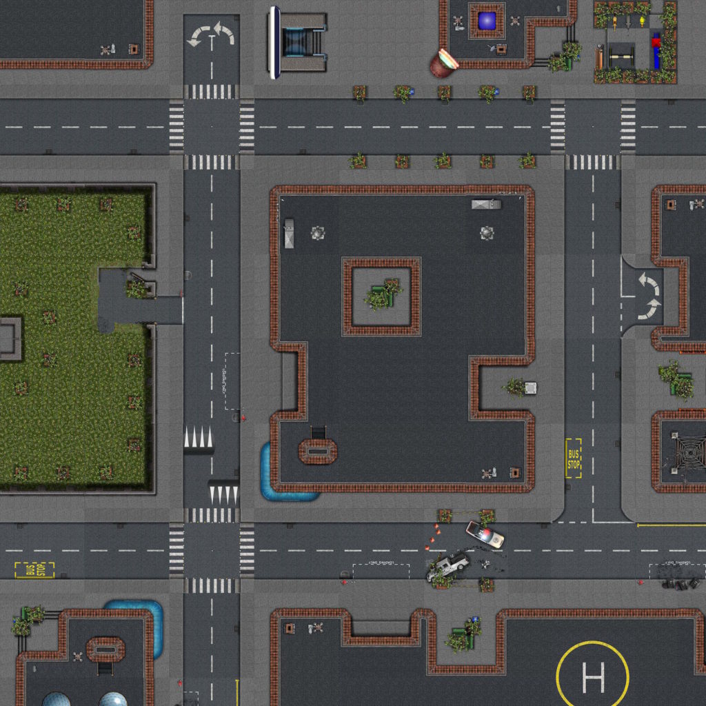 Modern Streets Tiles – MapForge