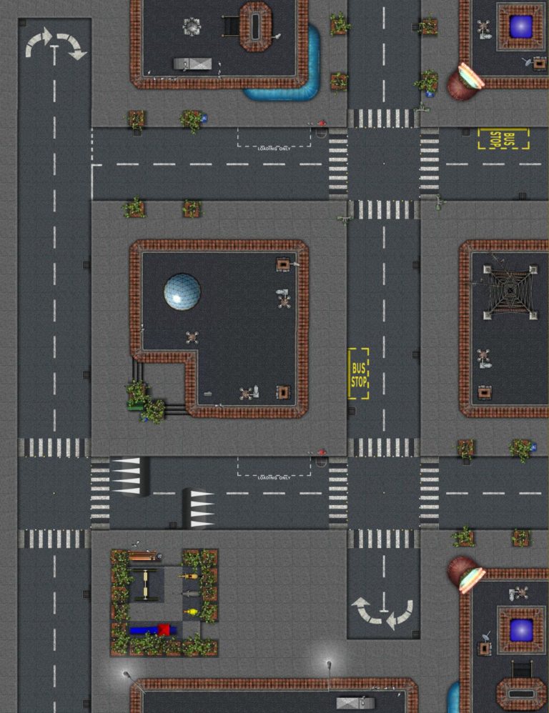 Modern Streets Tiles – MapForge