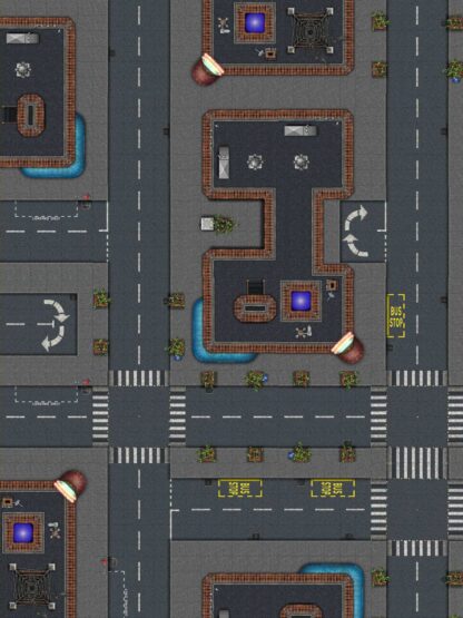 Modern Streets Tiles – MapForge
