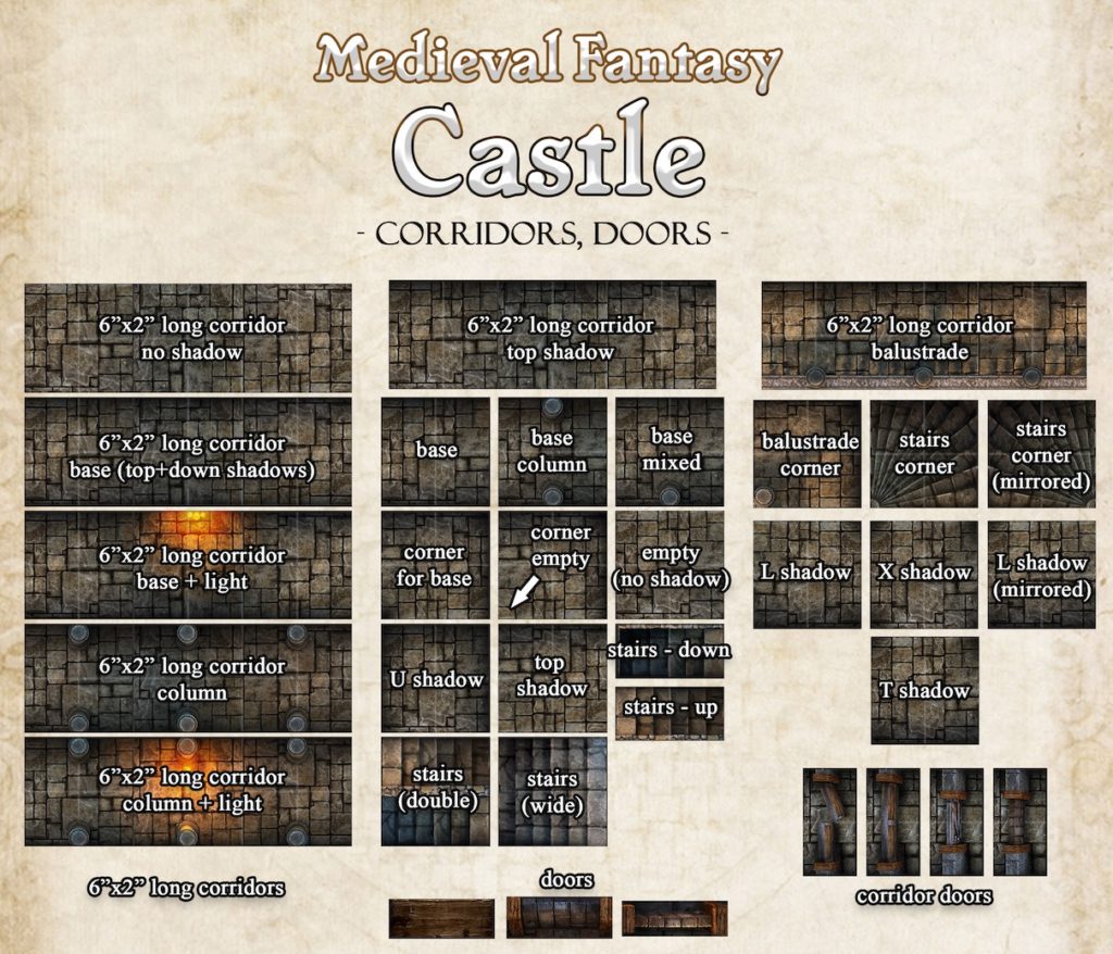 Medieval Fantasy Castle – MapForge