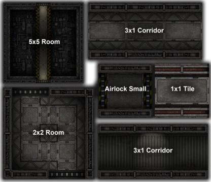 Modular Sci-Fi Dungeon – MapForge