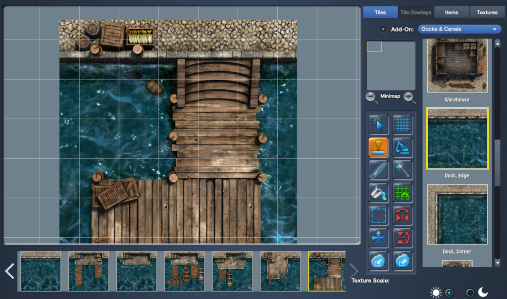 Medieval Fantasy Docks & Canals – MapForge