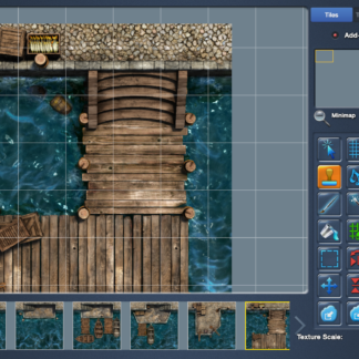 Medieval Fantasy Docks & Canals – MapForge