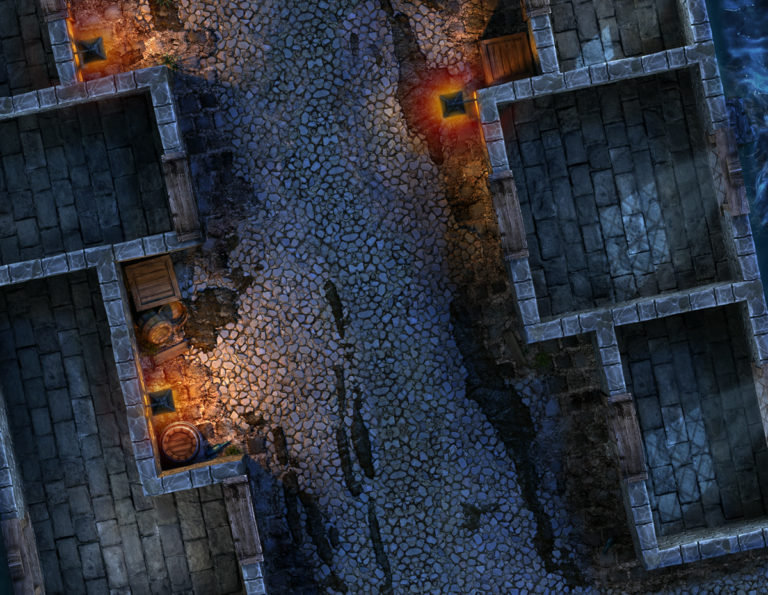 Medieval Fantasy Docks & Canals – MapForge