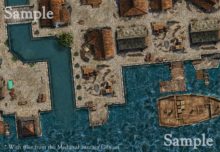 Medieval Fantasy Docks & Canals – MapForge