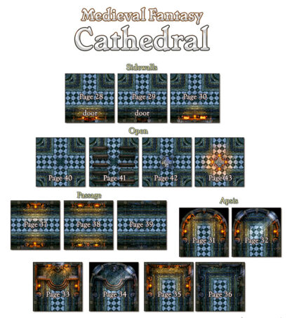Medieval Fantasy Cathedral – MapForge