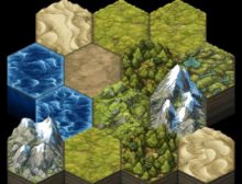 Painted 2D Terrain Hex Tiles, High-Res – MapForge