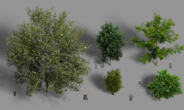 Realistic Trees – MapForge