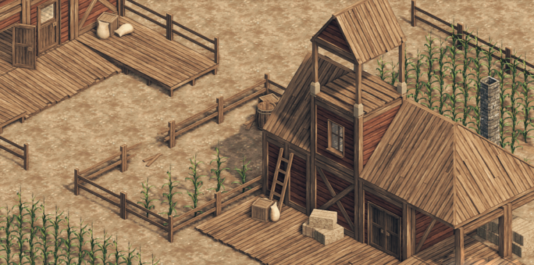 “Isometric Farm & Exteriors” Add-On Preview – MapForge