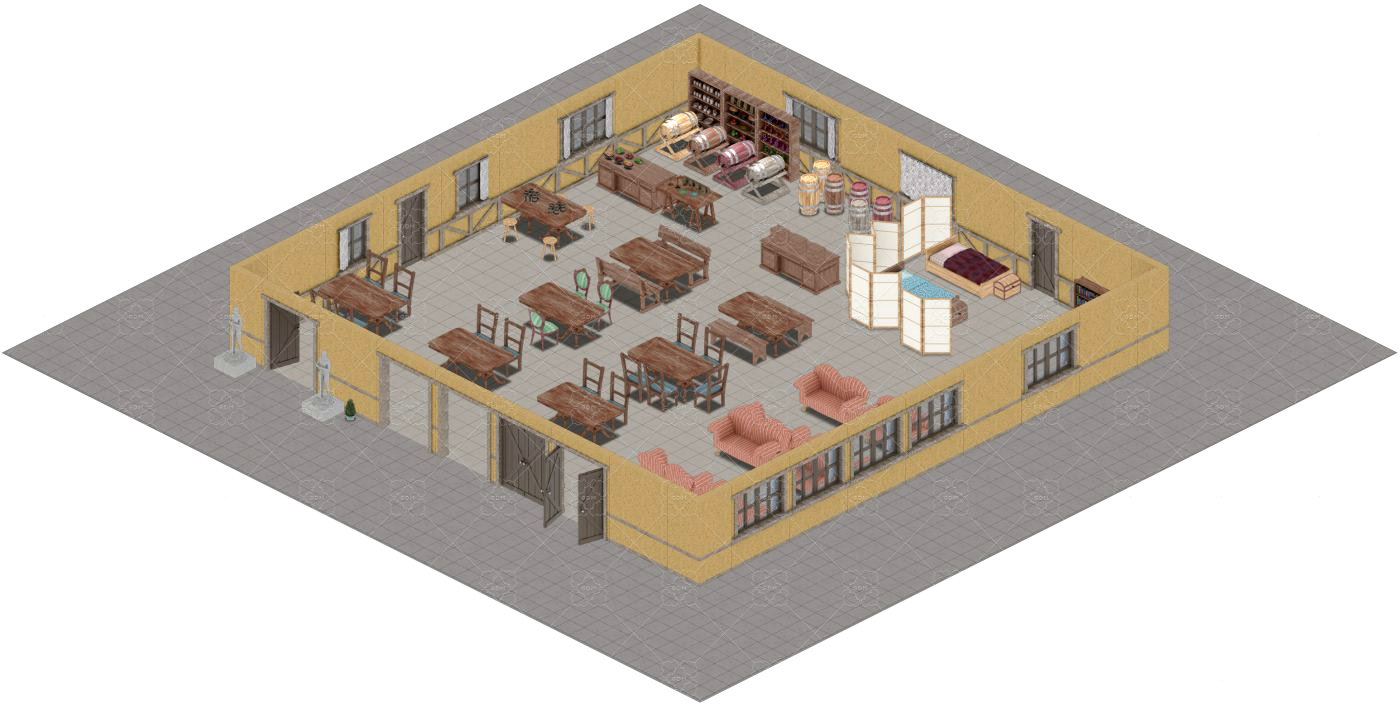 “Medieval Interiors” Add-On Preview – MapForge