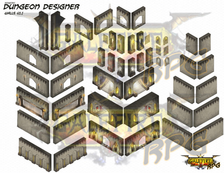 “Isometric Dungeon Designer” Add-On Preview – MapForge