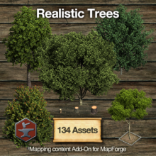 Realistic Trees – MapForge