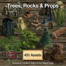 Trees, Rocks & Props – MapForge