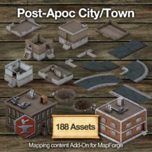 Post-Apoc City/Town – MapForge