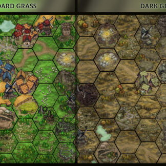 Terrain Hexagons – Grassland – MapForge