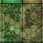 Terrain Hexagons – Marshland – MapForge
