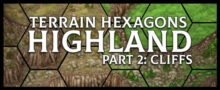 Terrain Hexagons – Highland – Cliffs – MapForge