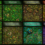 Terrain Hexagons – Forest – MapForge