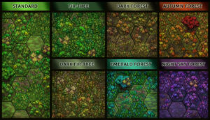 Terrain Hexagons – Forest – MapForge
