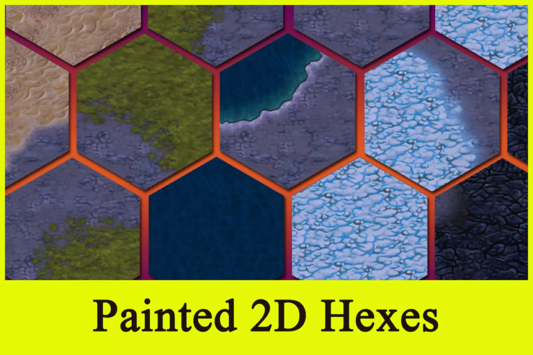 Painted 2D Hexes – MapForge