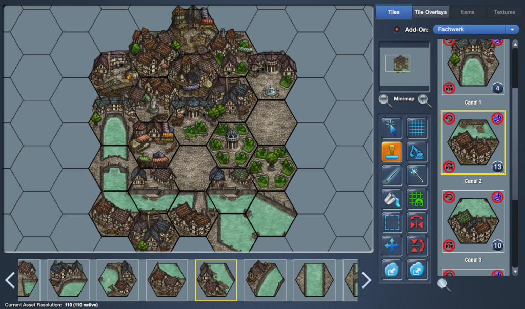 Terrain Hexagons – Fachwerk – MapForge