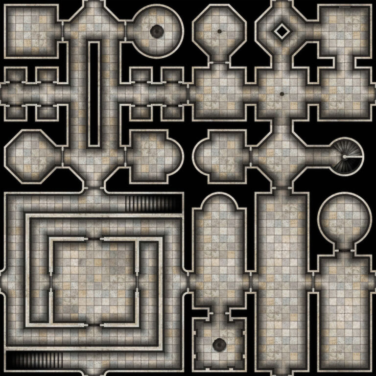 Modular Dungeon Tiles 12 – MapForge