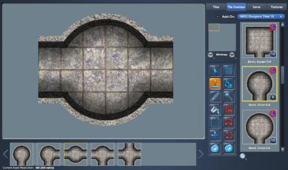 Modular Dungeon Tiles 15 – MapForge