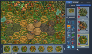 Terrain Hexagons – Autumn – MapForge