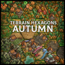 Terrain Hexagons – Autumn – MapForge