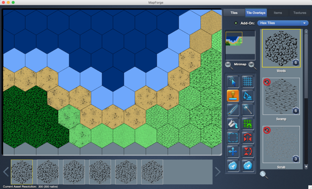 Hex Tiles – MapForge