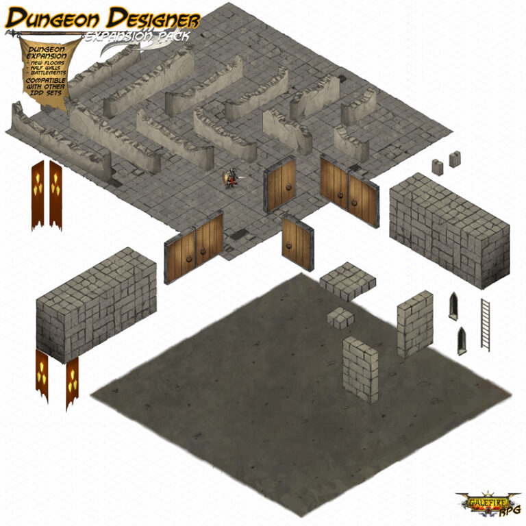 Isometric Dungeon Designer – Expansion Pack – MapForge