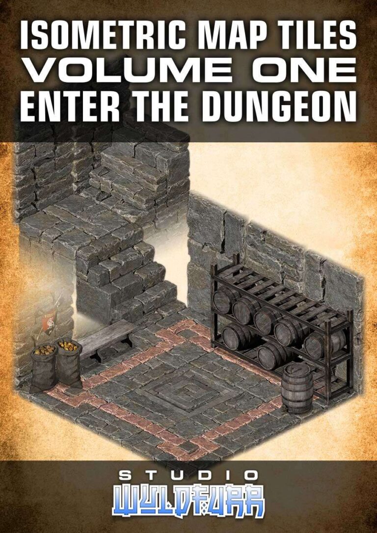 Isometric Map Tiles, Volume 1: Enter the Dungeon – MapForge