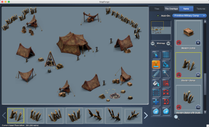 Primitive Military Camp – MapForge