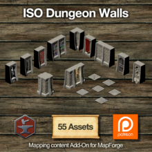 ISO Dungeon Walls – MapForge